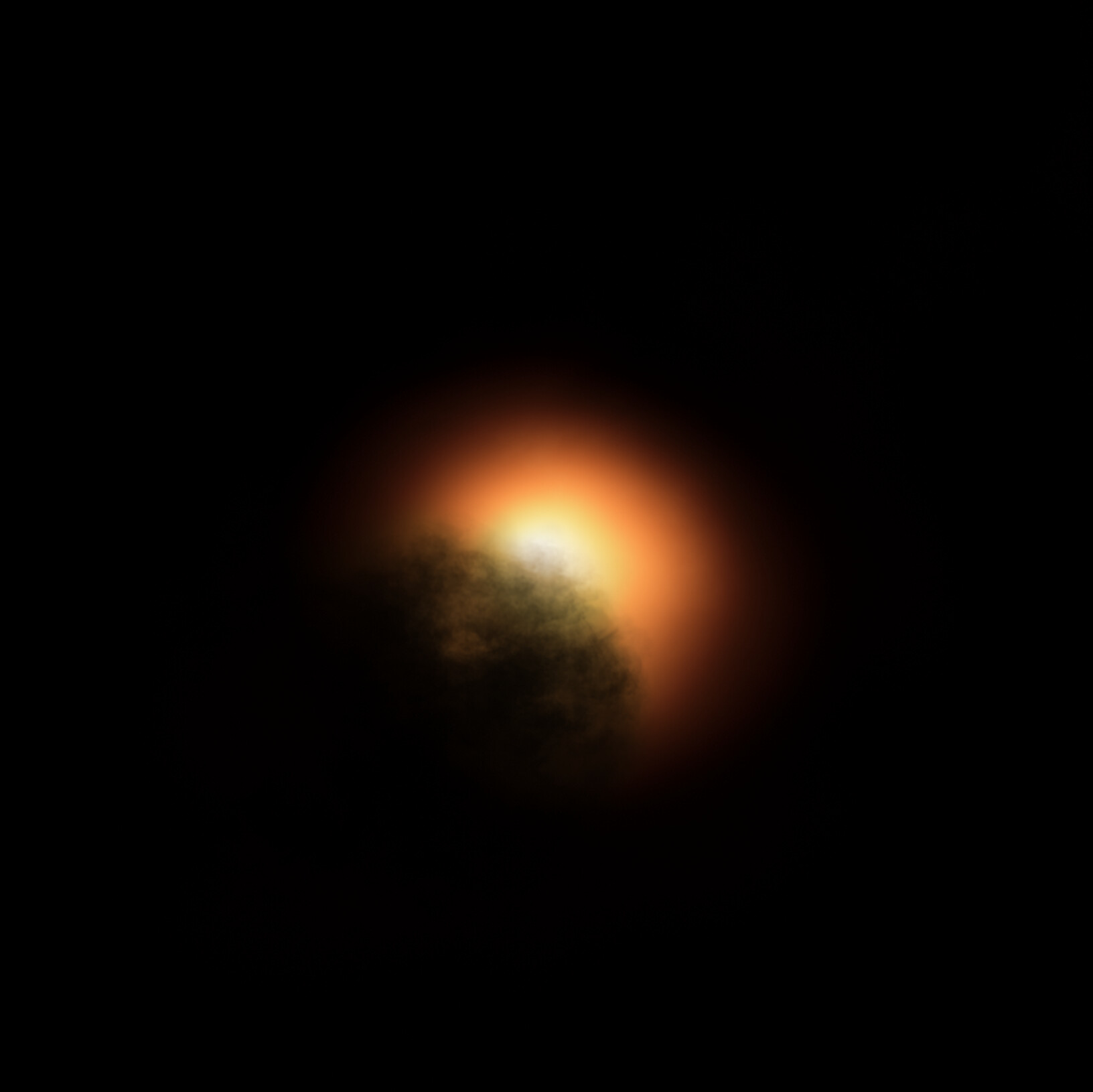 Betelgeuse Star Through Telescope
