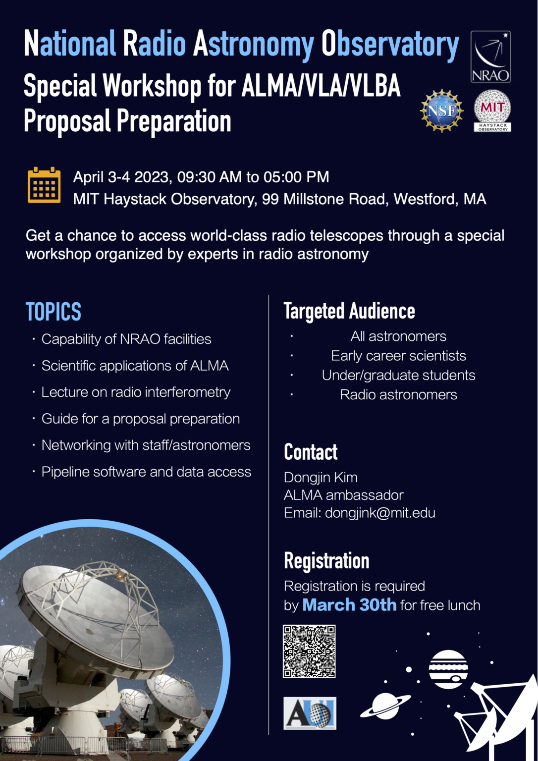 Haystack to host NRAO/ALMA Community Day for scientists - MIT Haystack ...